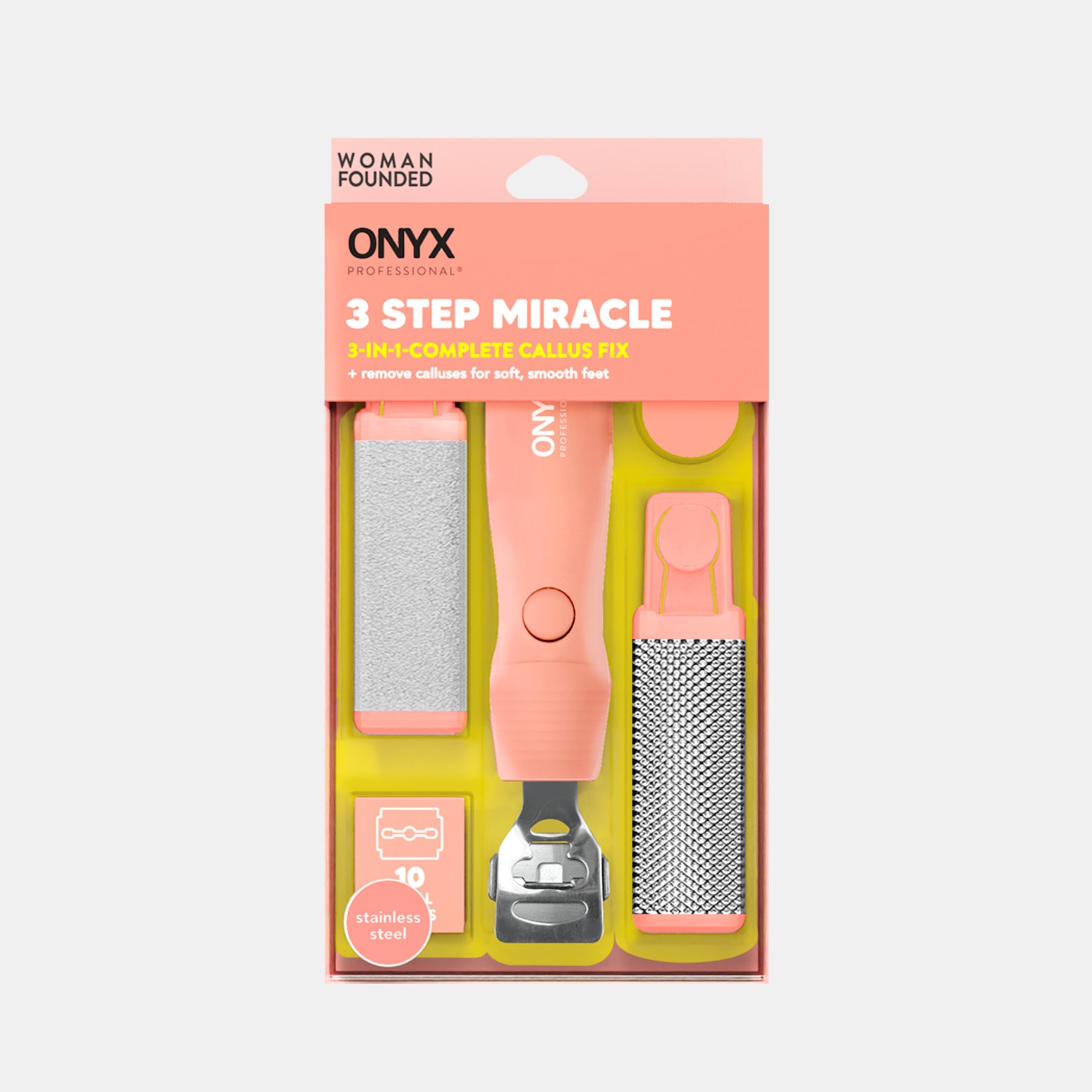 3 Step Miracle Complete Callus Fix – ONYX Professional®