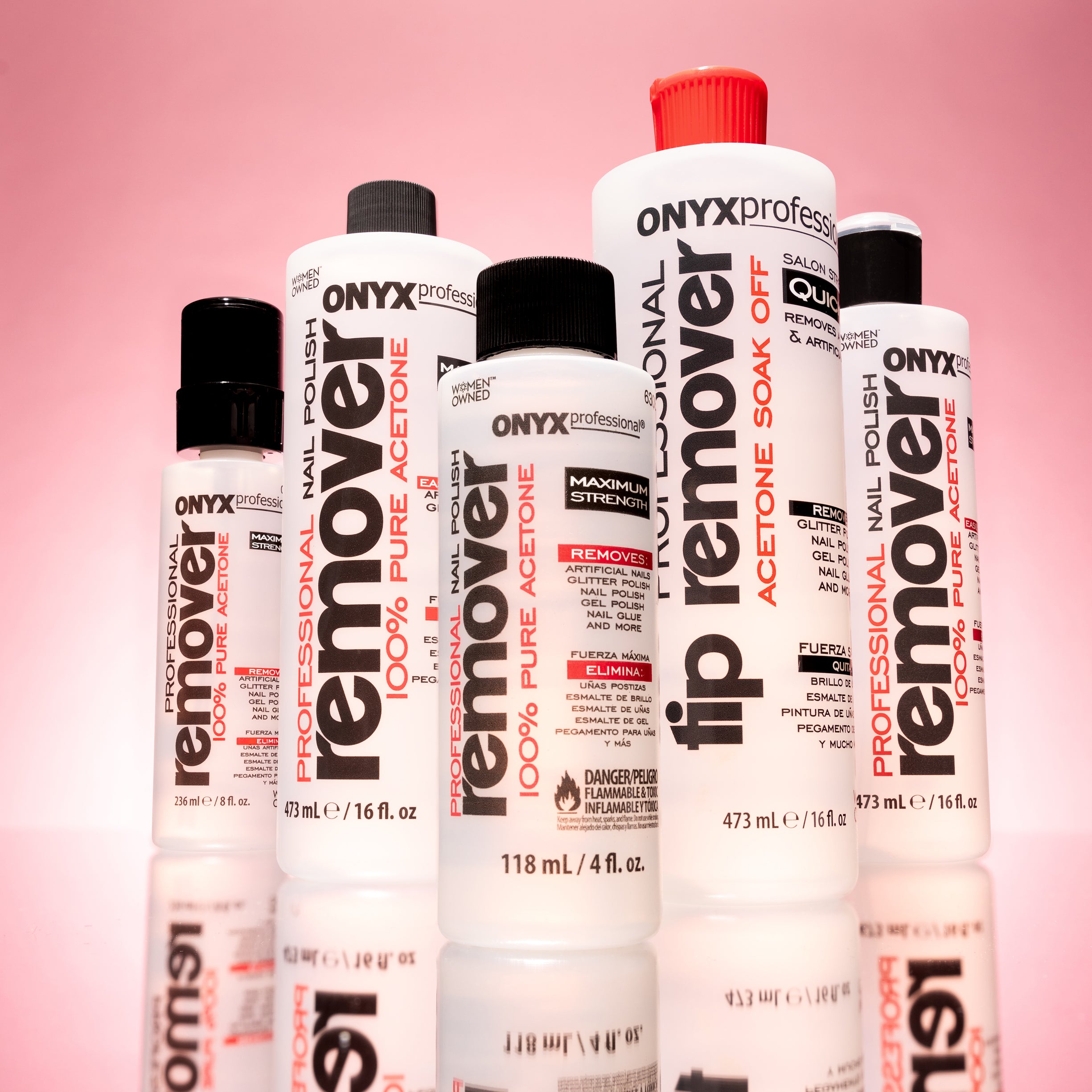 ONYX Professional® 100% Acetone Nail Polish Remover - 16 oz